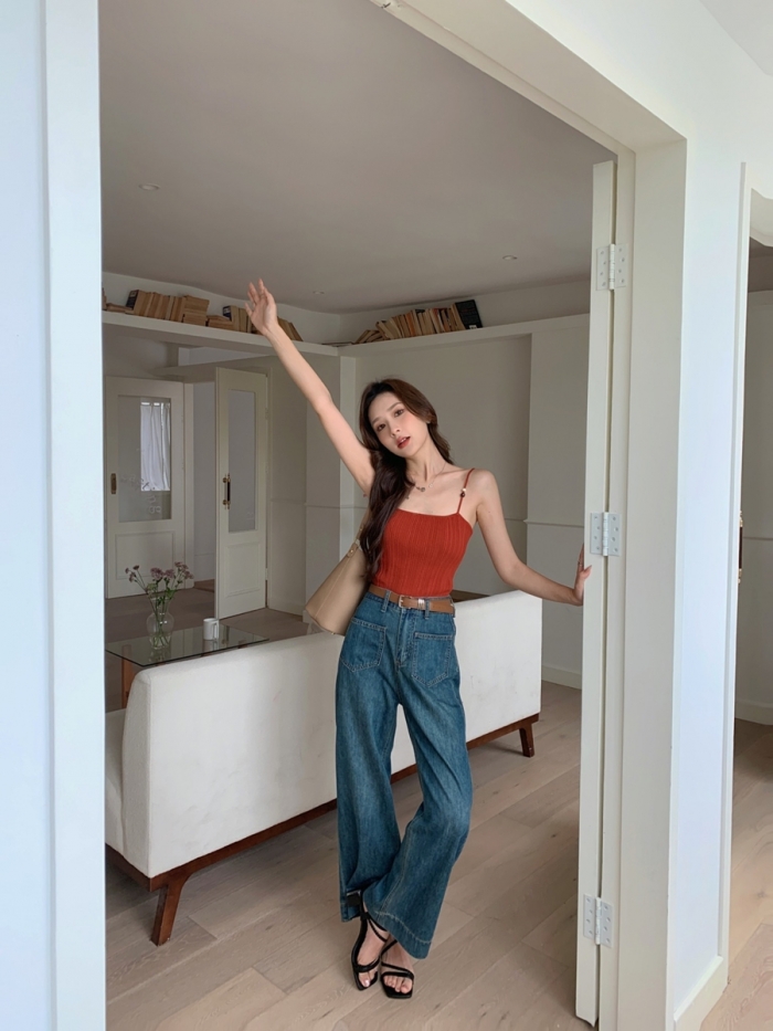 【Z825722】口袋裙襬寬褲 - OpenLady